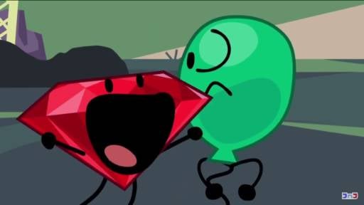 Bfb: Ruby says Think again balloon buddy by MythicWind