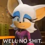 Sonic Prime - Rouge Clip _You left the door open_ HD by Azaiah - Meme ...