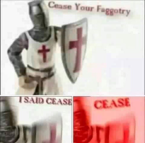 cease your faggotry by Nizhpho Sound Effect - Meme Button - Tuna